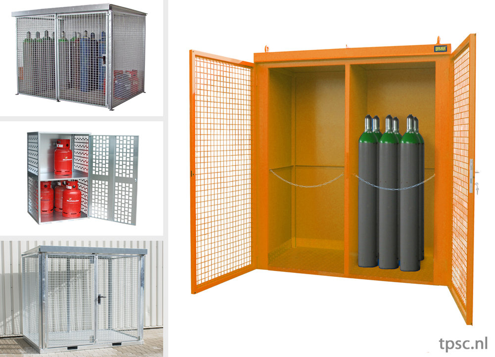 Gasflessen opslag Bauer kopen | Magazijninrichtingshop ...